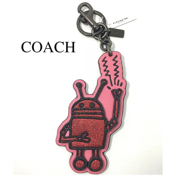 Coach | Accessories | Coach Keith Haring Robot Keychain Bag Charm Nwt ...